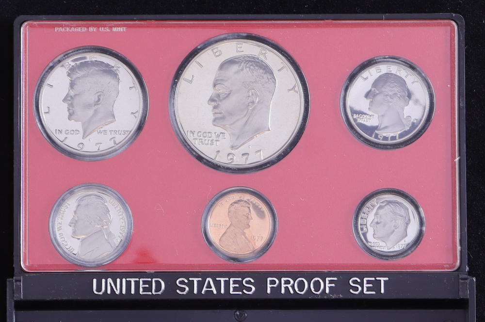 1977-S United States Mint Proof Set with (6) Coins | Pristine Auction