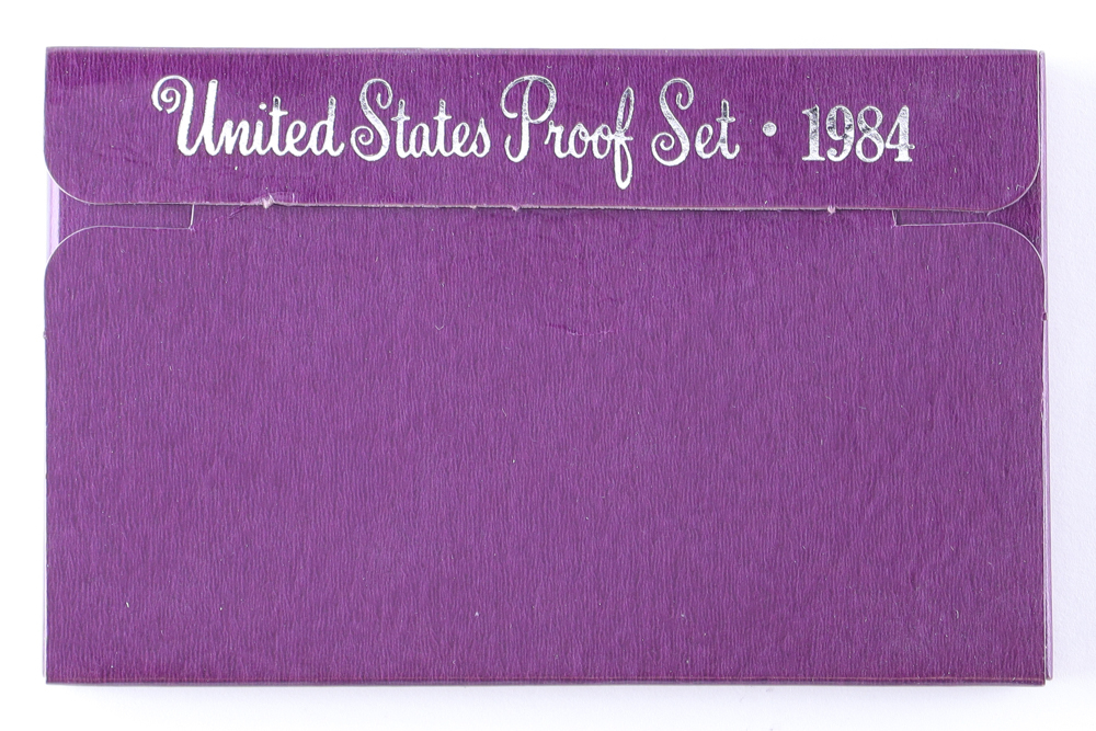 1984 S United States Mint Proof Set With 5 Coins Pristine Auction