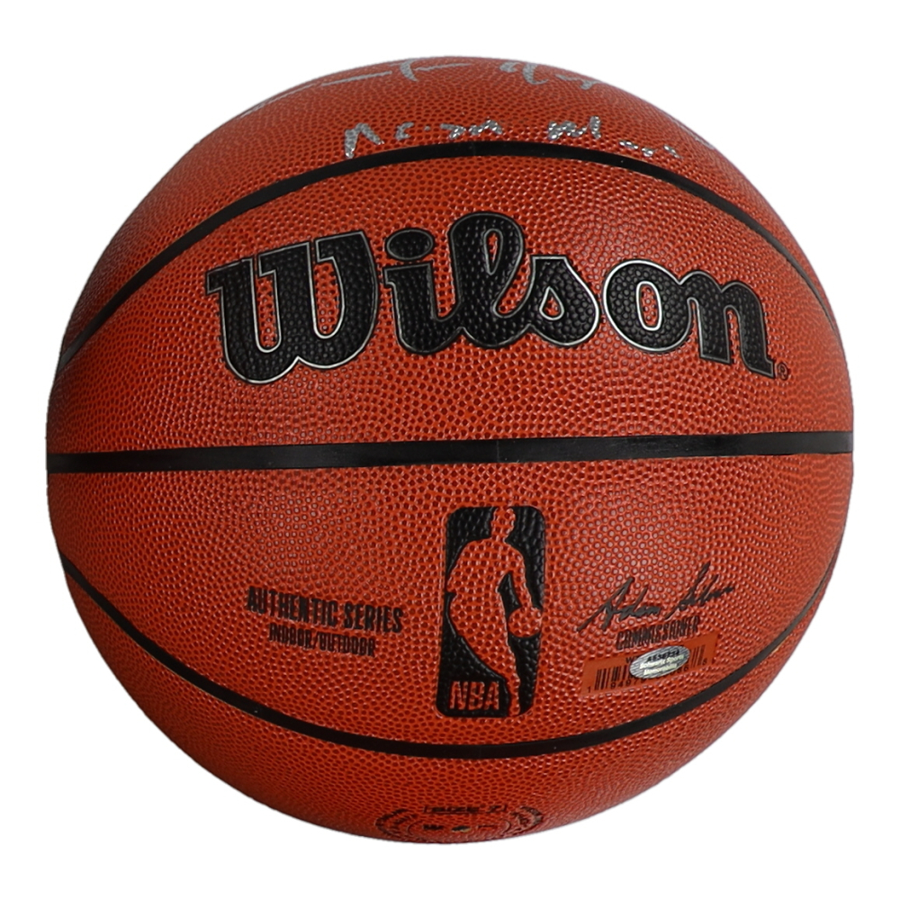 Shawn Kemp Signed NBA Basketball Inscribed "Reign Man" (Schwartz ...