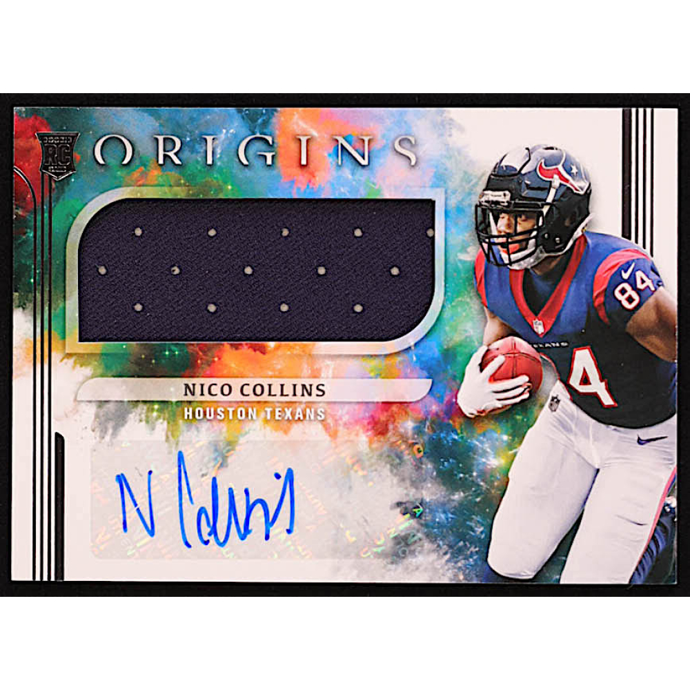 Nico Collins 2021 Panini Origins #179 JSY AU RC | Pristine Auction