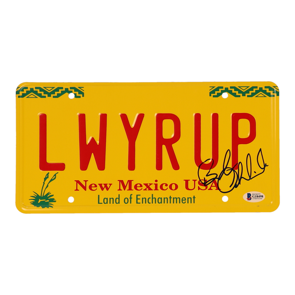 Bob Odenkirk Signed "Better Call Saul" License Plate (Beckett ...