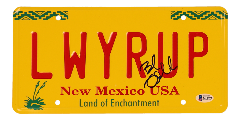 Bob Odenkirk Signed "Better Call Saul" License Plate (Beckett ...