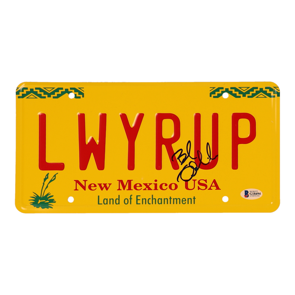Bob Odenkirk Signed "Better Call Saul" License Plate (Beckett ...