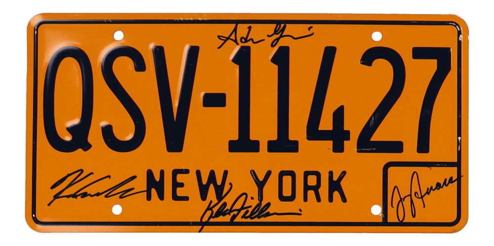 "Entourage" Replica License Plate Cast-Signed by Kevin Dillon, Adrian ...