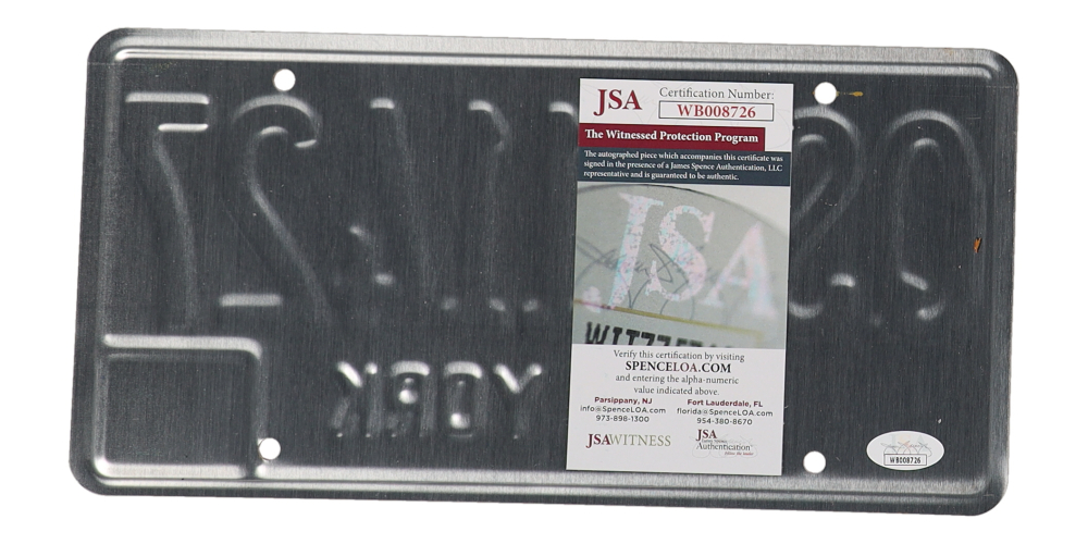 "Entourage" Replica License Plate Cast-Signed by Kevin Dillon, Adrian ...