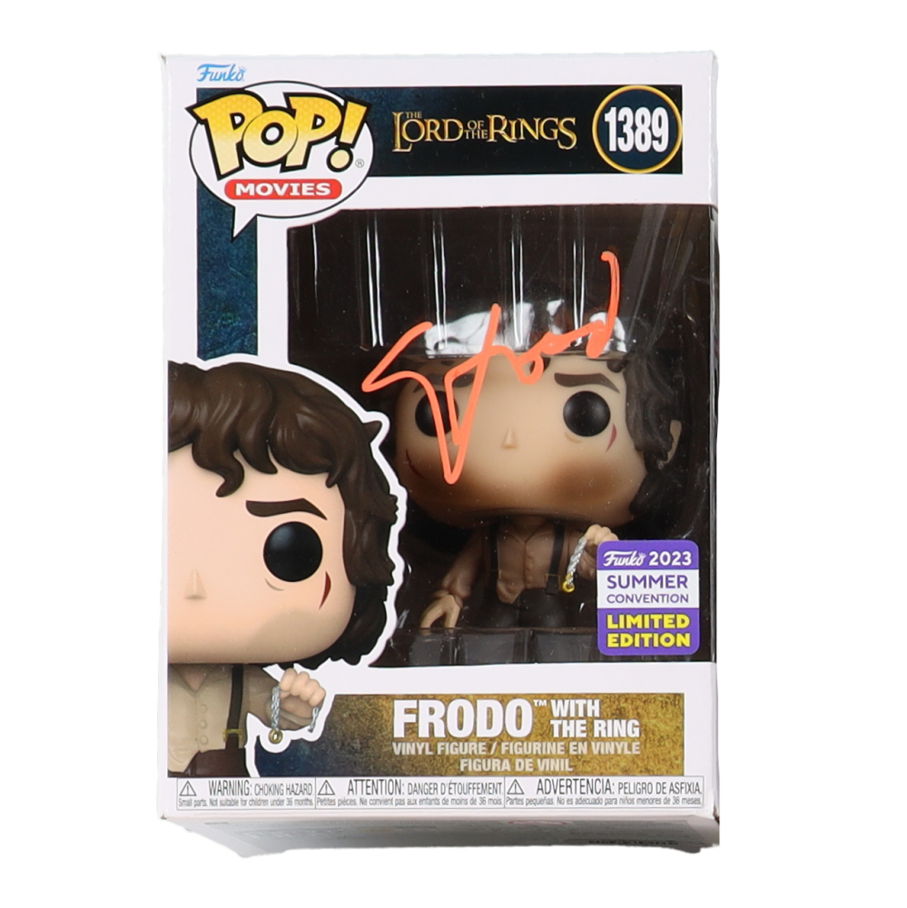 Elijah Wood Signed "The Lord of the Rings" #1389 Frodo with Ring Funko ...
