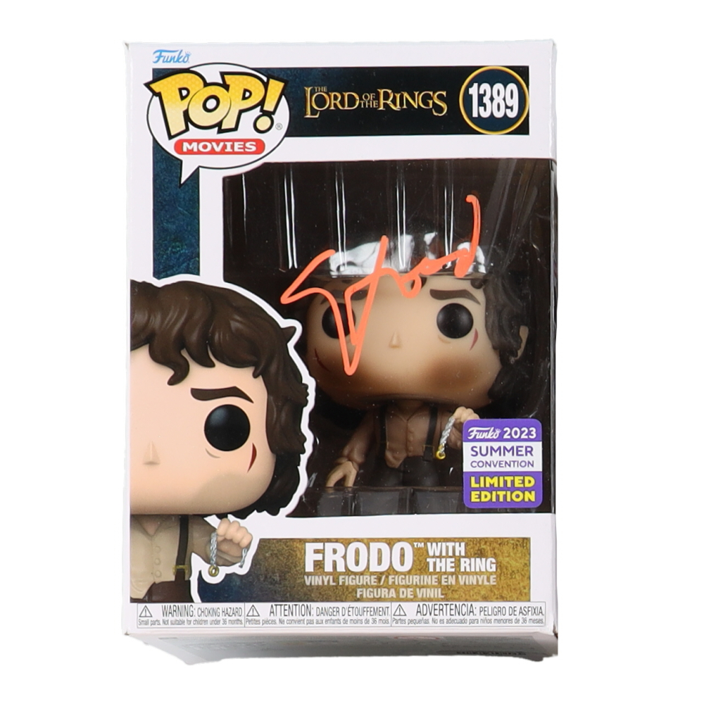 Elijah Wood Signed "The Lord of the Rings" #1389 Frodo with Ring Funko ...