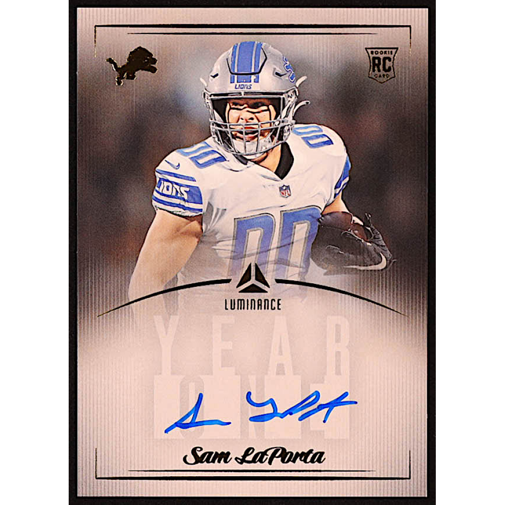 Sam LaPorta 2023 Panini Luminance Year One Signatures RPS #30 RC ...