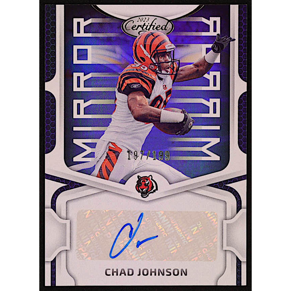 Chad Johnson 2023 Certified Mirror Signatures #18 #197/199 | Pristine ...
