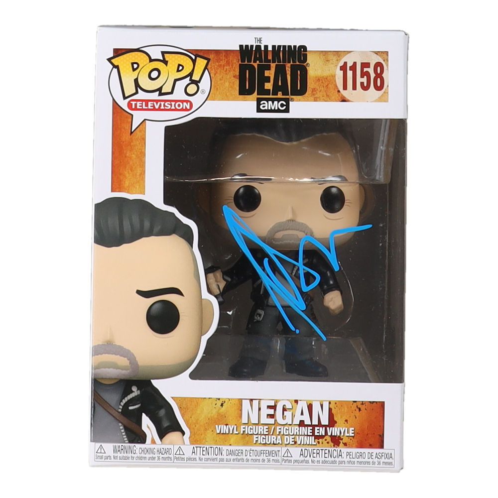 Jeffrey Dean Morgan Signed "The Walking Dead" #1158 Negan Funko Pop ...