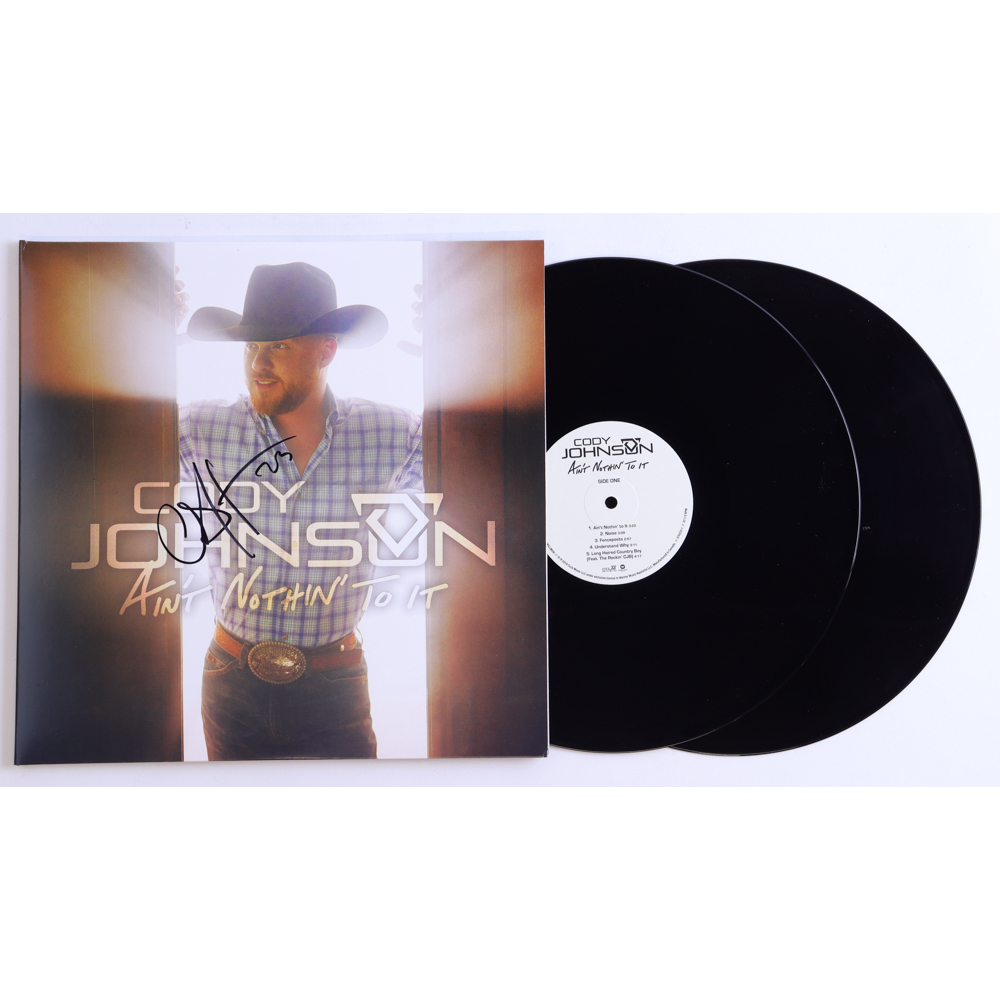 Cody Johnson Signed "Ain't Nothing To It" Vinyl Record Album Cover (JSA ...