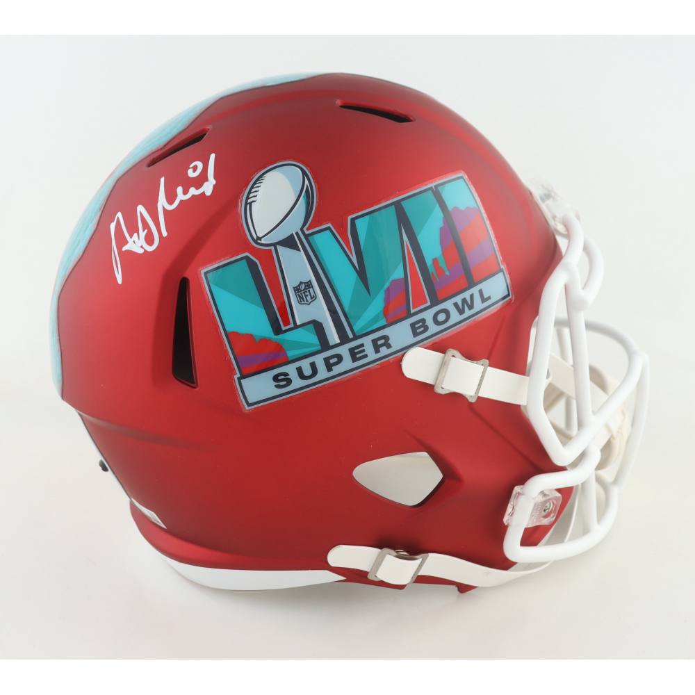 Andy Reid Signed Full-Size Super Bowl LVII Logo Speed Helmet (Beckett ...
