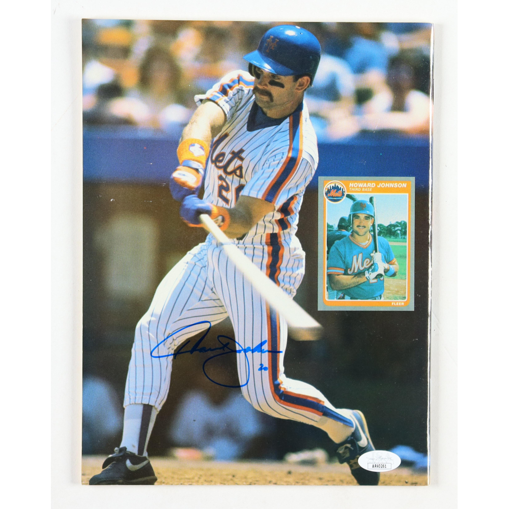 Howard Johnson & Mark Grace Signed 1990 "Beckett Baseball Card ...