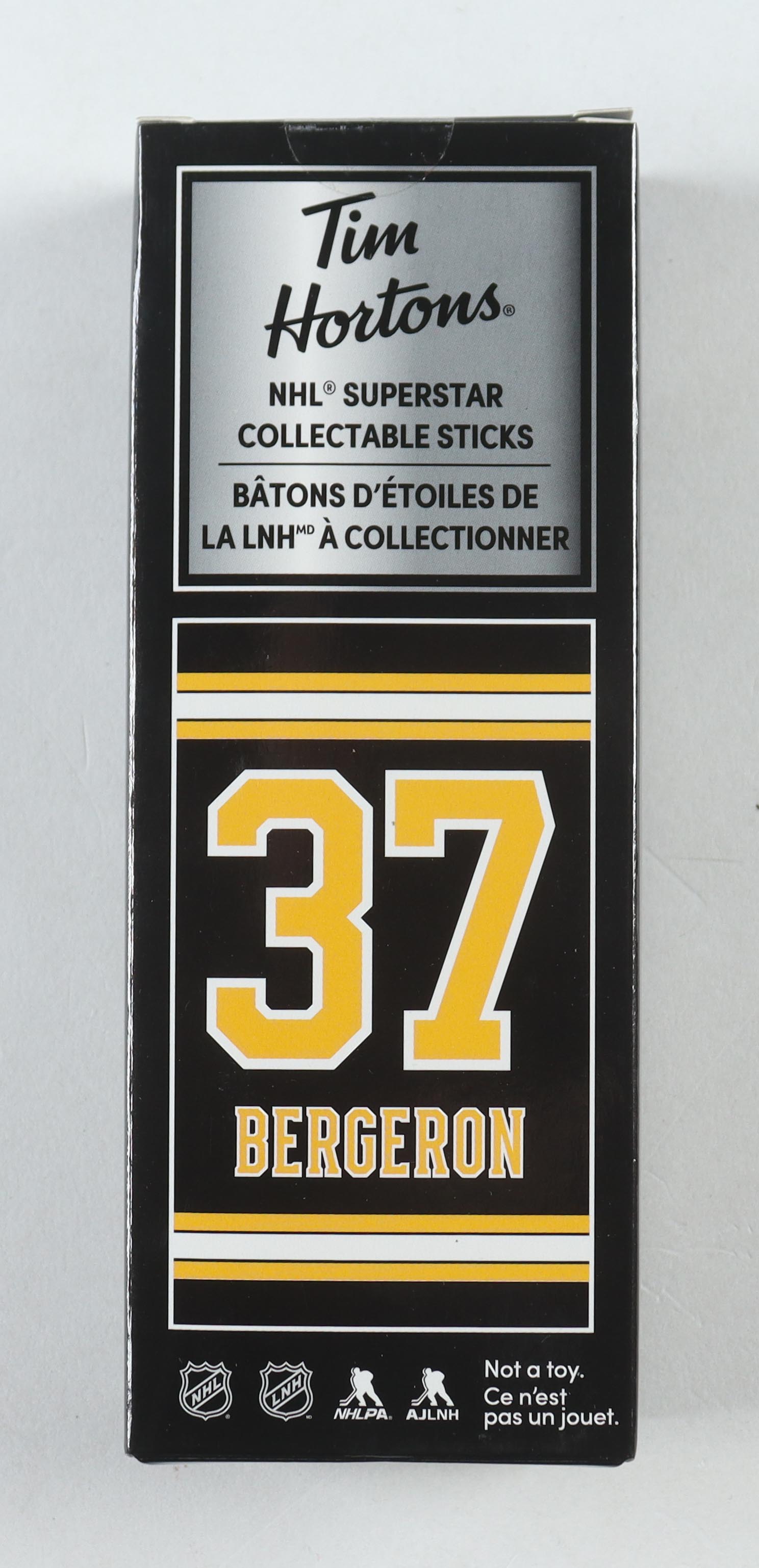 Patrice Bergeron Signed 2021 Tim Hortons NHL Mini Stick Locker ...