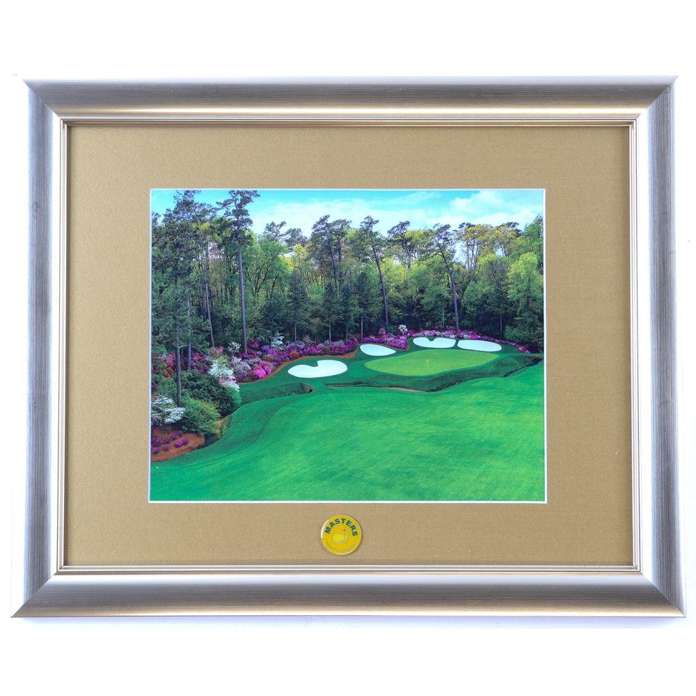 Augusta National Custom Framed Photo Display with Official Masters ...