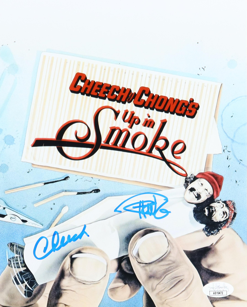 Cheech Marin & Tommy Chong Signed "Up In Smoke" 8x10 Photo (JSA ...