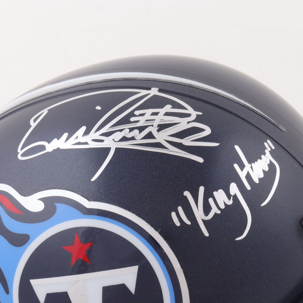 Derrick Henry Signed Titans Full-Size Helmet Inscribed "King Henry ...