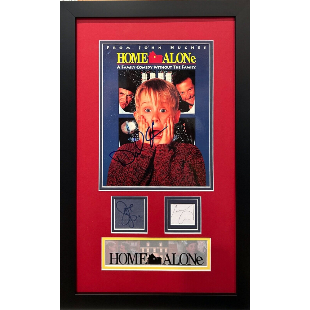 "Home Alone" Custom Framed Multi-Cut Display Signed By (3) with ...