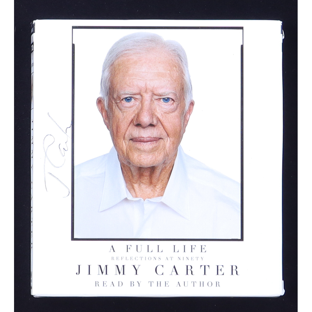 Jimmy Carter Signed "A Full Life" Audio Book Cover (JSA) | Pristine Auction
