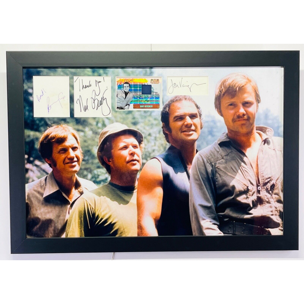 "Deliverance" Custom Framed Photo and Card Display Signed By (4) with ...