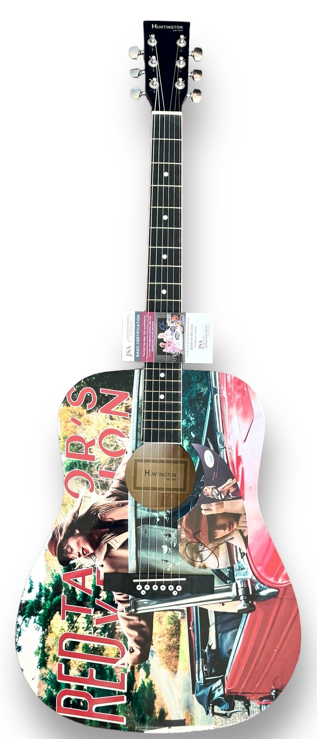Taylor Swift Signed "Red: Taylor's Version" 39" Acoustic Guitar (JSA ...