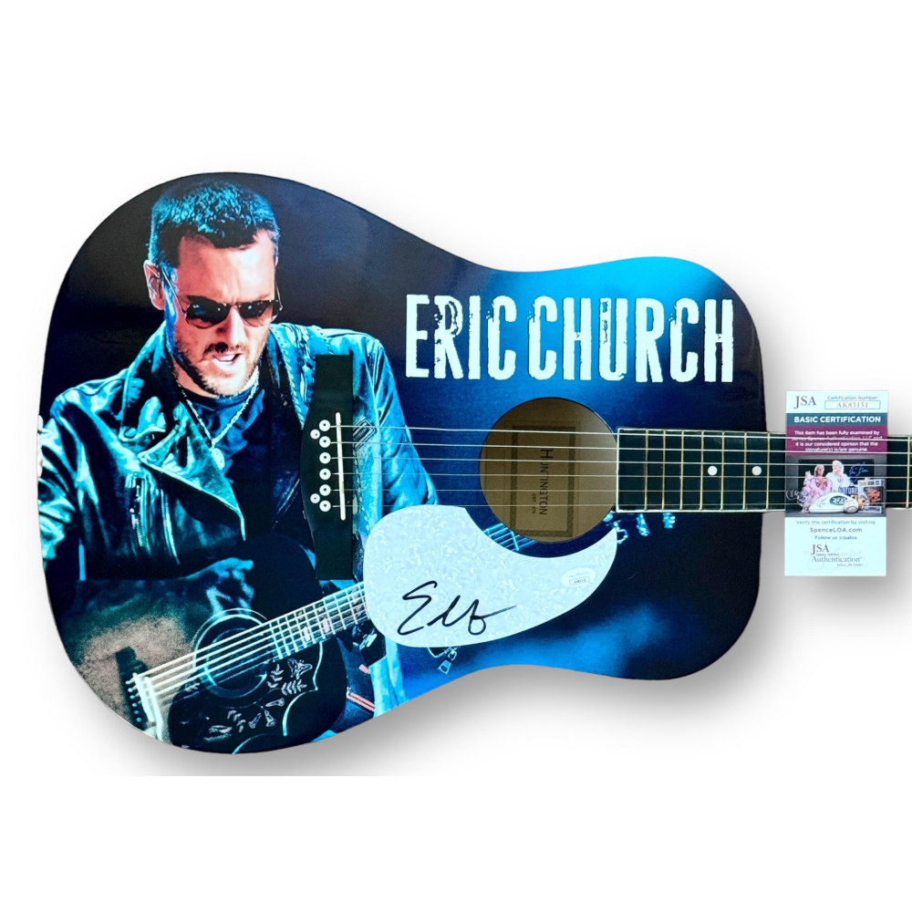 Eric Church Signed 39" Acoustic Guitar (JSA) | Pristine Auction