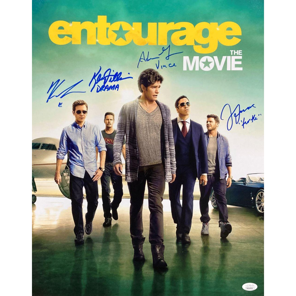 Entourage 16x20 Movie Photo Cast-Signed by (4) with Adrian Grenier ...