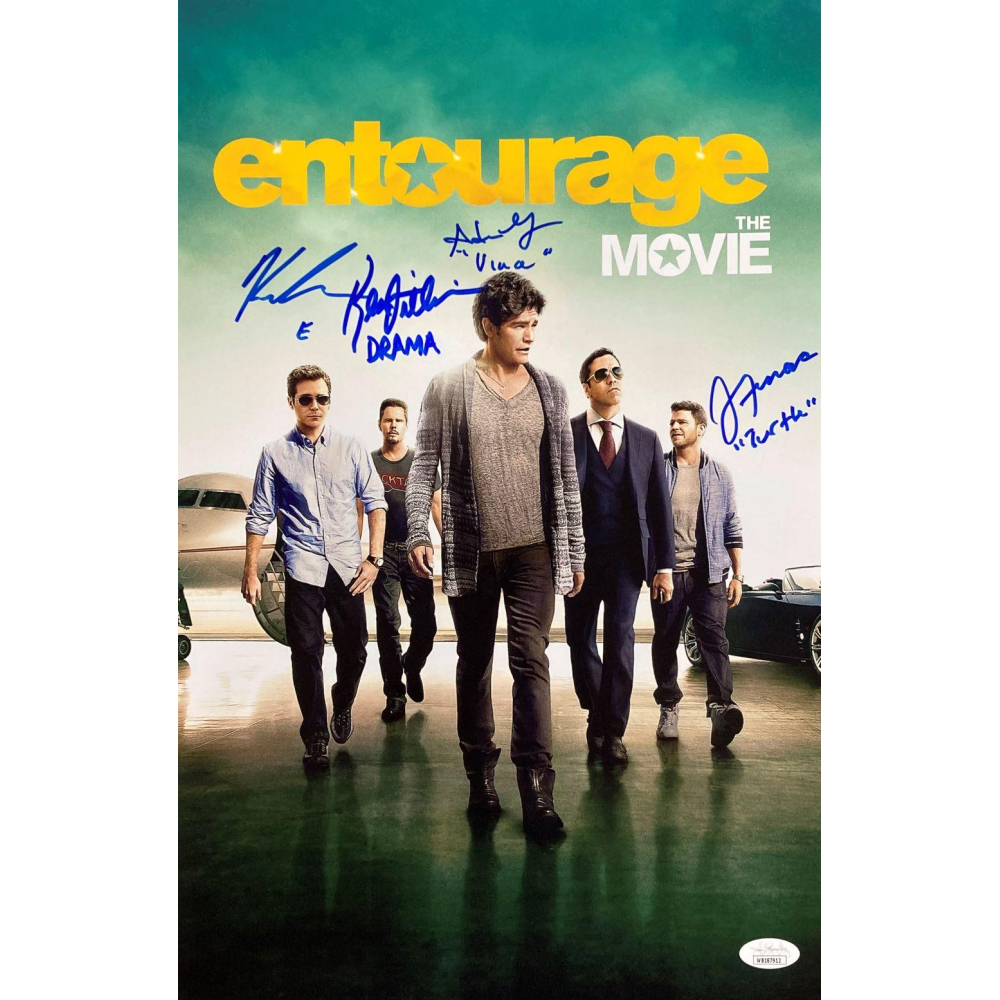 Entourage 11x17 Movie Poster Photo Cast-Signed by (4) with Adrian ...