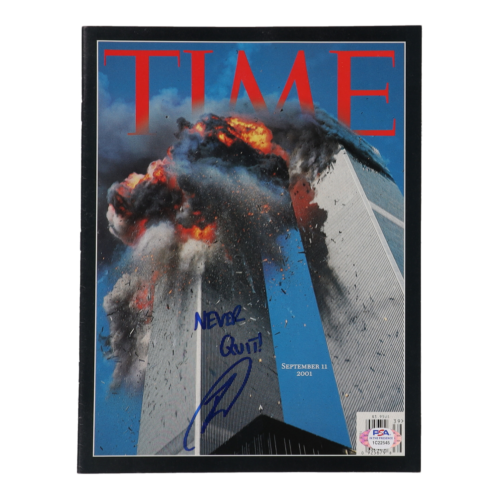 Robert O'Neill Signed 9/11 Special Edition Time Magazine Inscribed ...