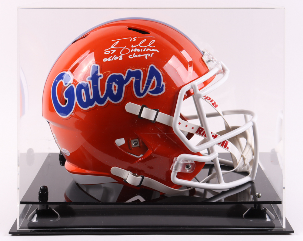 Tim Tebow Signed Florida Gators Full-Size Speed Helmet Inscribed "07 ...