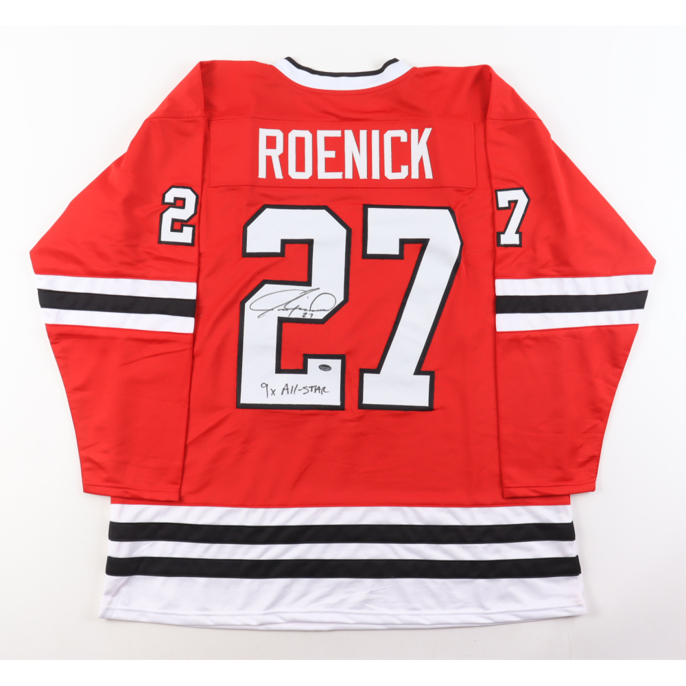 Jeremy Roenick Signed Jersey Inscribed "9x All-Star" (Schwartz ...