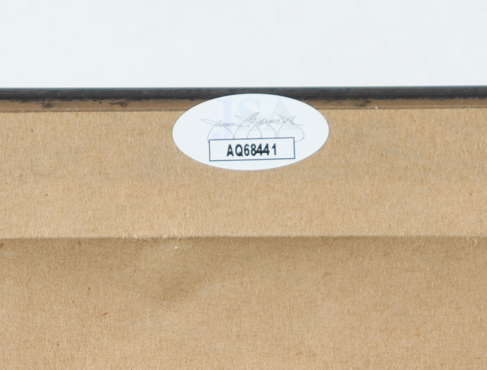 Chipper Jones Signed Braves Custom Framed Photo Display With (8 ...