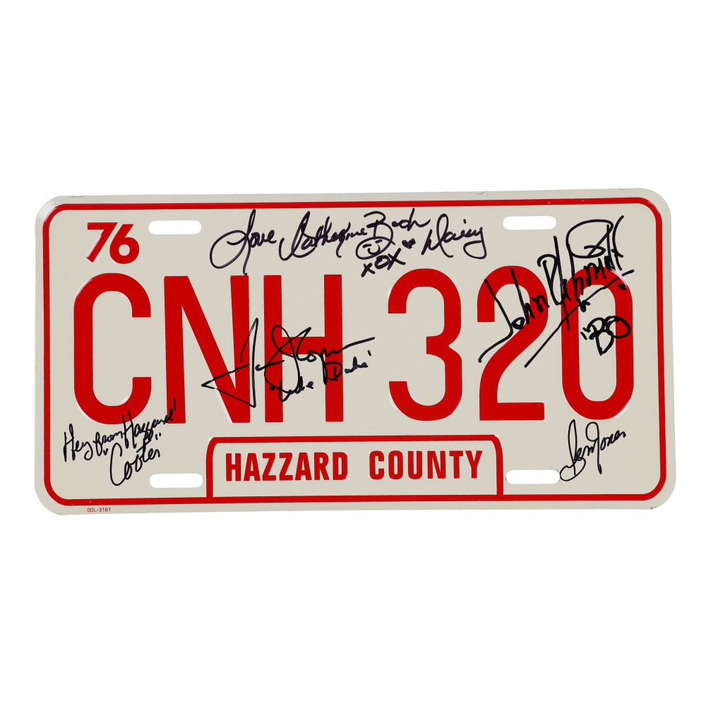 Tom Wopat, John Schneider, Ben Jones & Catherine Bach Signed "The Dukes ...