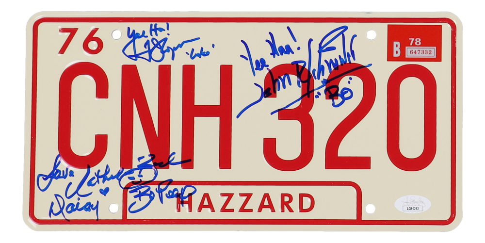 Tom Wopat, John Schneider & Catherine Bach Signed "The Dukes of Hazzard ...