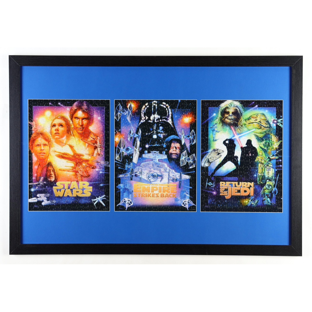 Star Wars Trilogy Custom Framed Puzzle Display | Pristine Auction