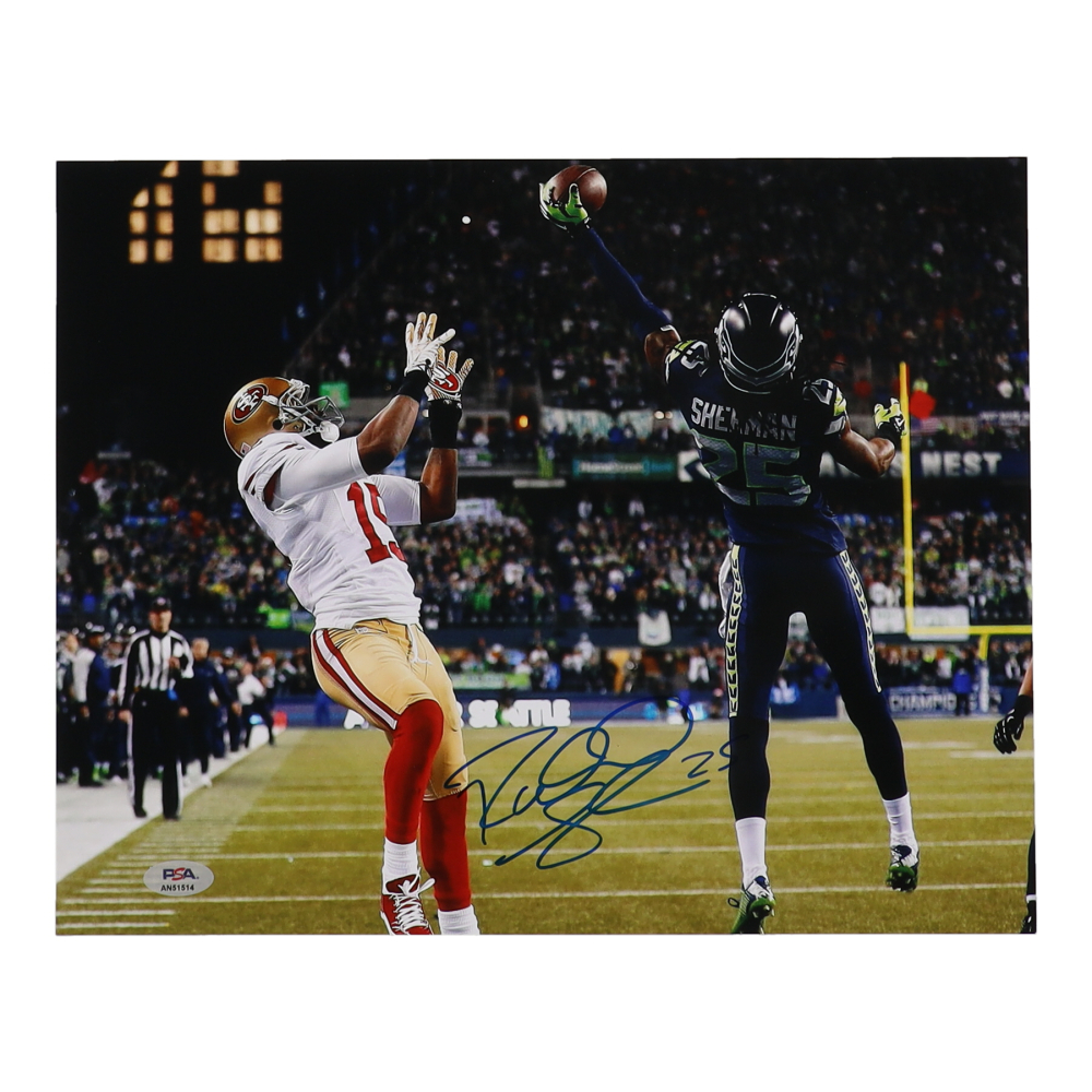 Richard Sherman Signed Seahawks 11x14 Photo (PSA) | Pristine Auction