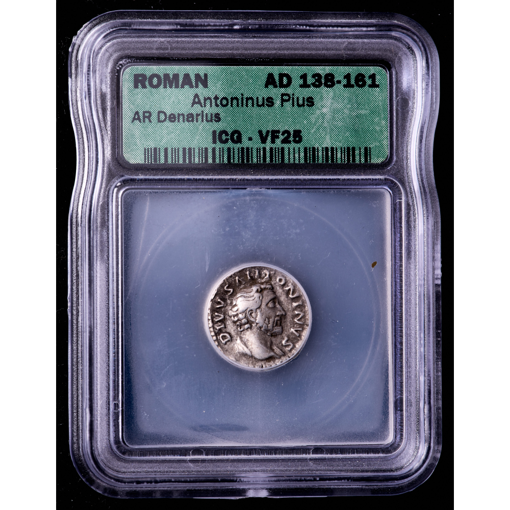 Antoninus Pius (A.D. 138-161) Roman Empire AR Denarius Rome Mint ...