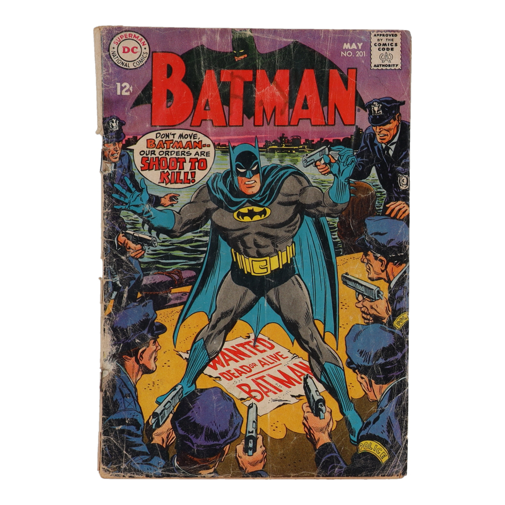 Vintage "Batman" Issue #201 DC Comic Book | Pristine Auction