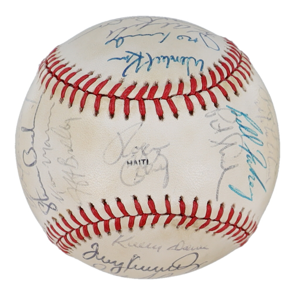 1989 Giants World Series Baseball Team-Signed by (32) with Roger Craig ...