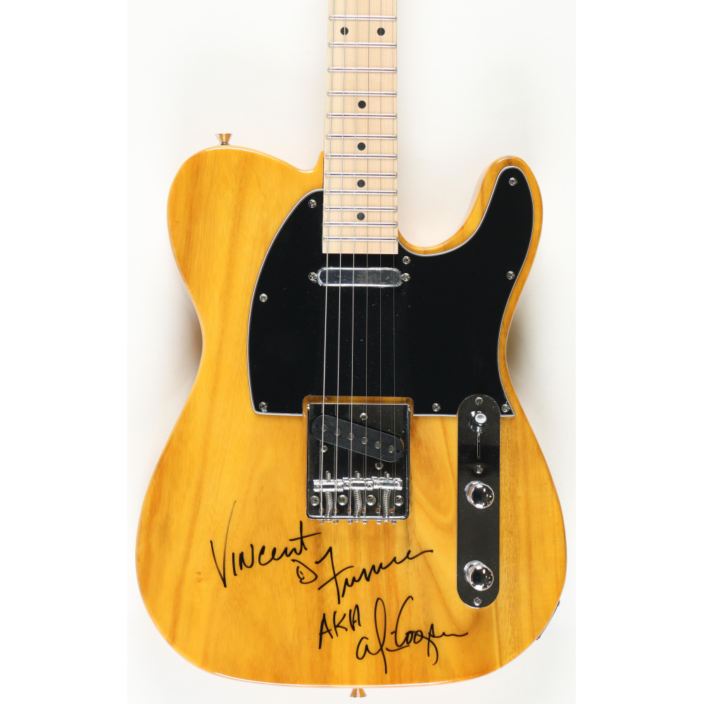 Alice Cooper Full-Name Signed & Inscribed Full-Size Electric Guitar ...