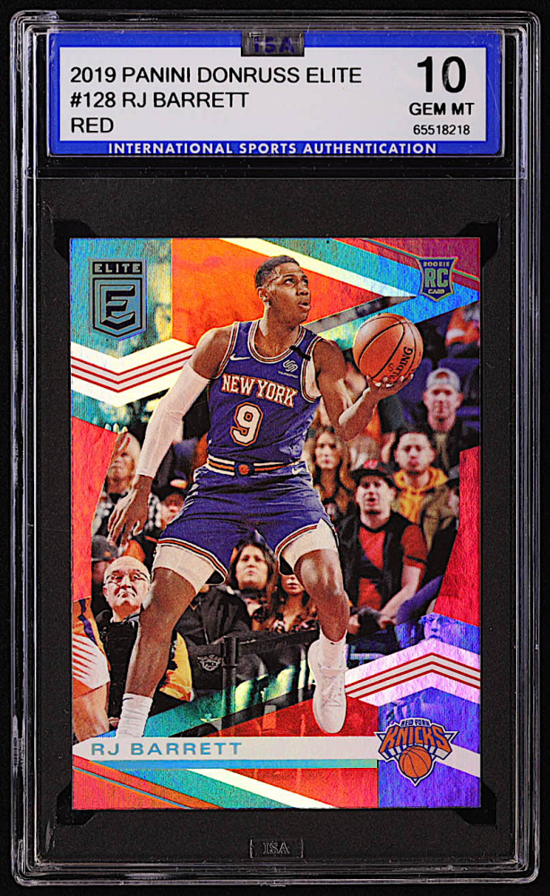 RJ Barrett 2019-20 Elite Red #128 RC (ISA 10) | Pristine Auction