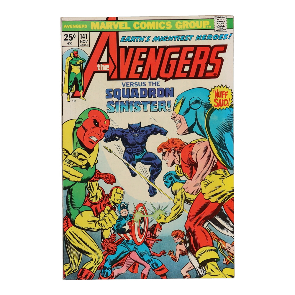 1976 "The Avengers" Issue #141 Marvel Comic Book | Pristine Auction