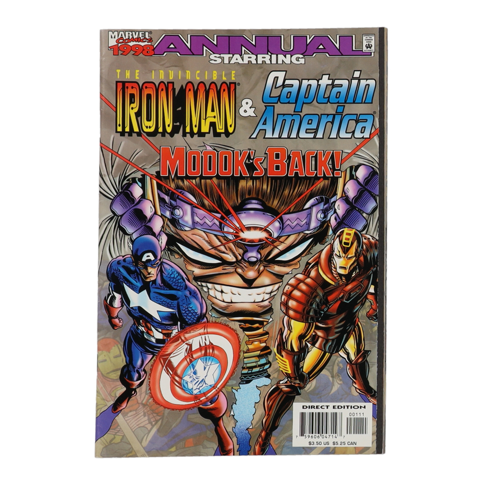 1998 "Annual Starring Iron Man and Captain America" Vol #1 Marvel Comic ...