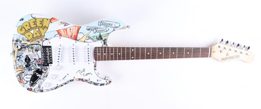 Green Day Set of (3) Full-Size Electric Guitars Band-Signed by Mike ...