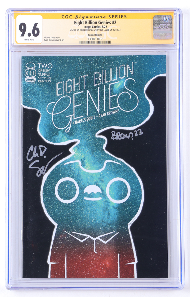 Charles Soule & Ryan Browne Signed 2022 "Eight Billion Genies" #2 Image ...