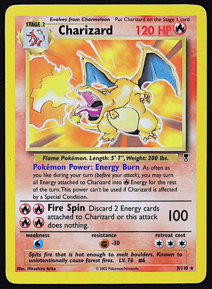 Charizard 2002 Pokemon Legendary Collection #3 Holo | Pristine Auction