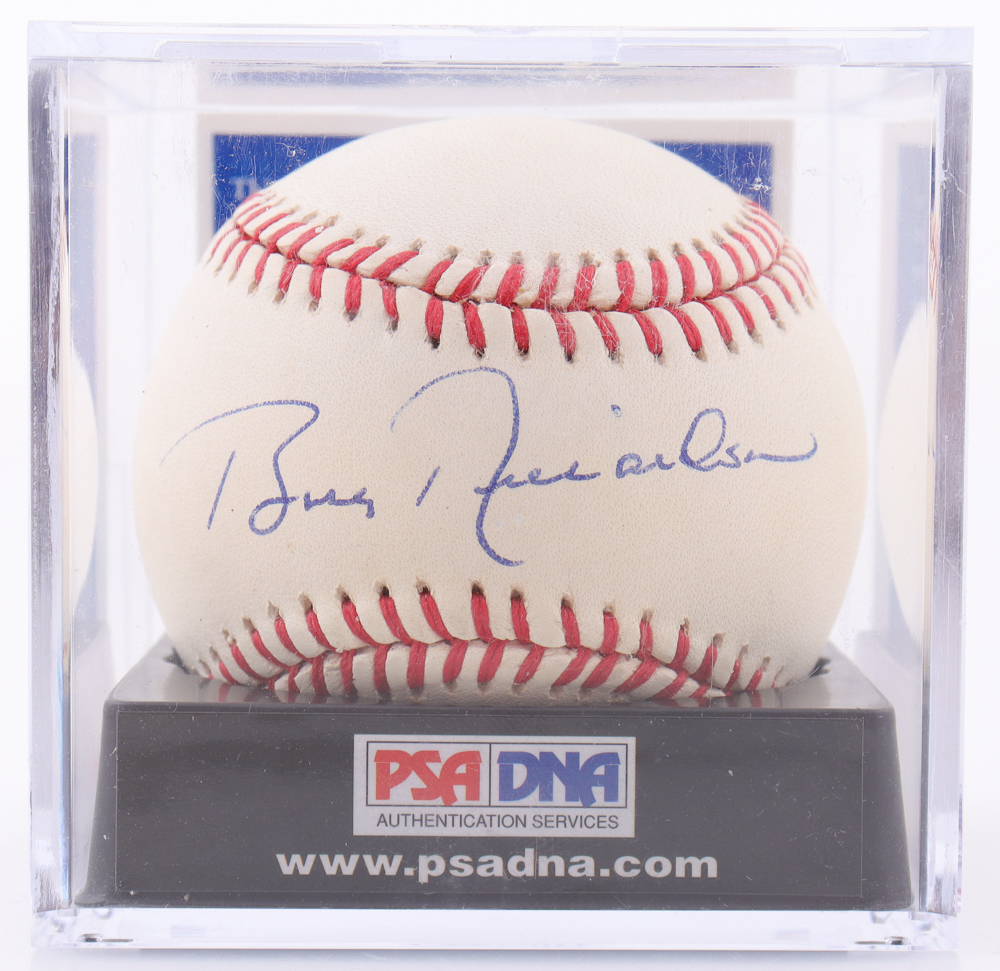 Bobby Richardson Signed OAL Baseball With Display Case (PSA - Graded 8. ...