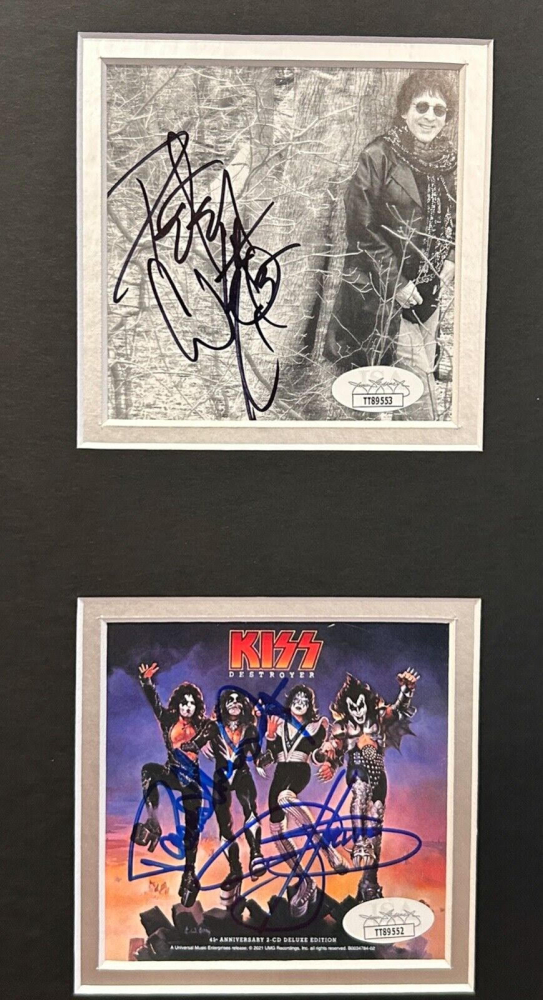 "Kiss" Custom Framed Photo Display Signed By (4) with Paul Stanley ...
