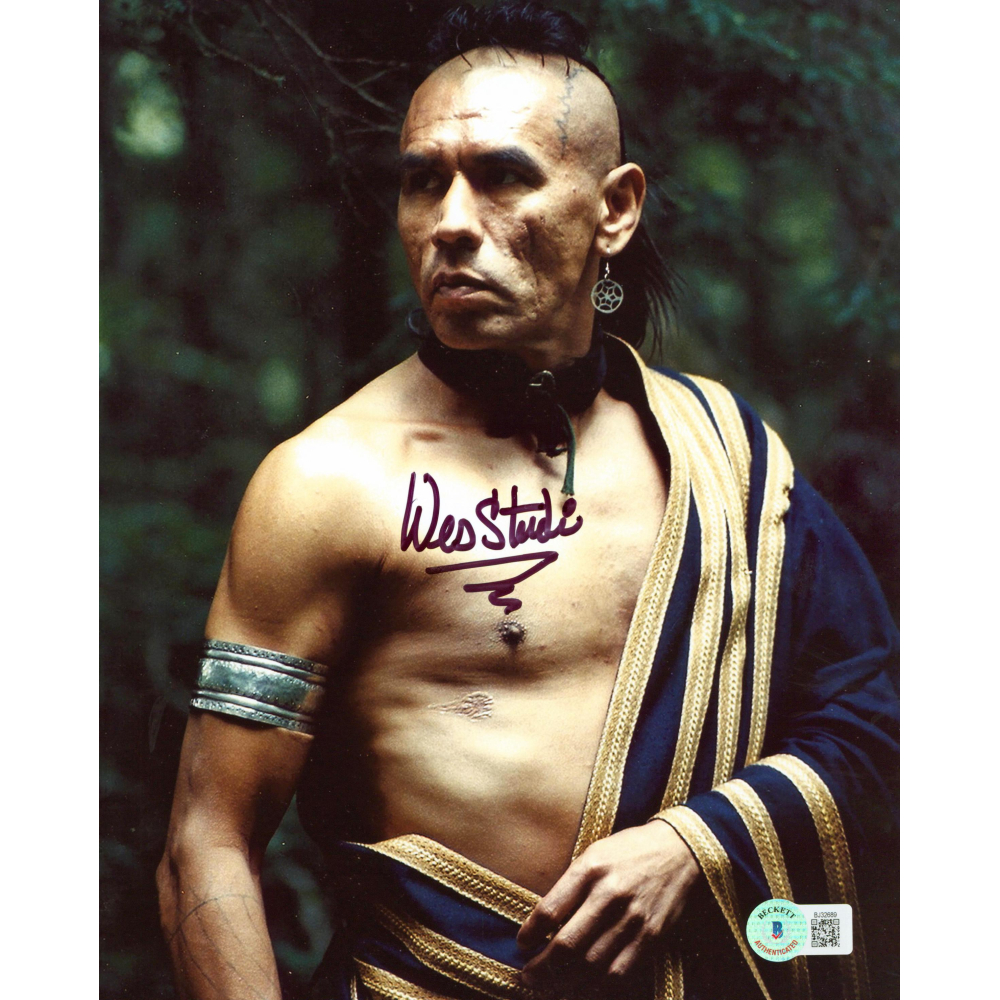 Wes Studi Signed "The Last of the Mohicans" 8x10 Photo (Beckett) | Pristine Auction