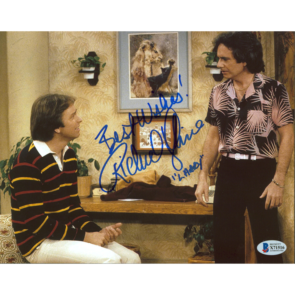 Richard Kline Signed "Three's Company" 8x10 Photo Inscribed "Best ...